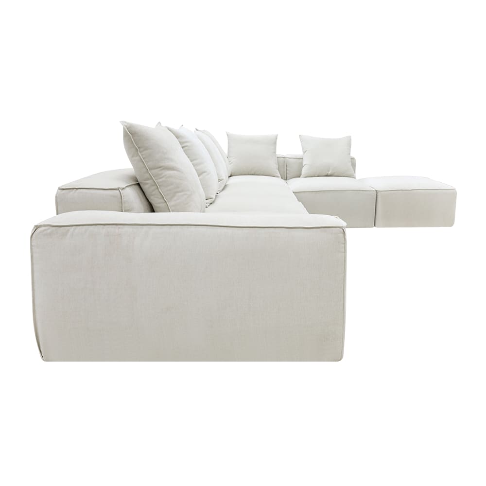 Buy Riley Apt Muse Flax Sofa - 6 Seater RAF Terminal - James Lane Australia